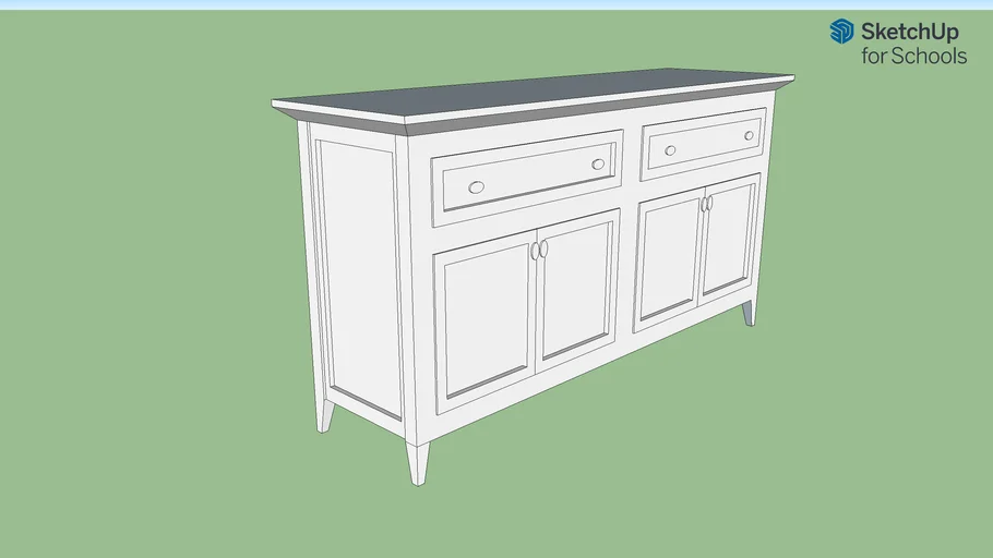 2CO Design Hampton Sideboard | 3D Warehouse