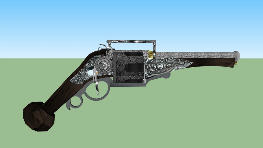 Wheellock revolver pistol | 3D Warehouse