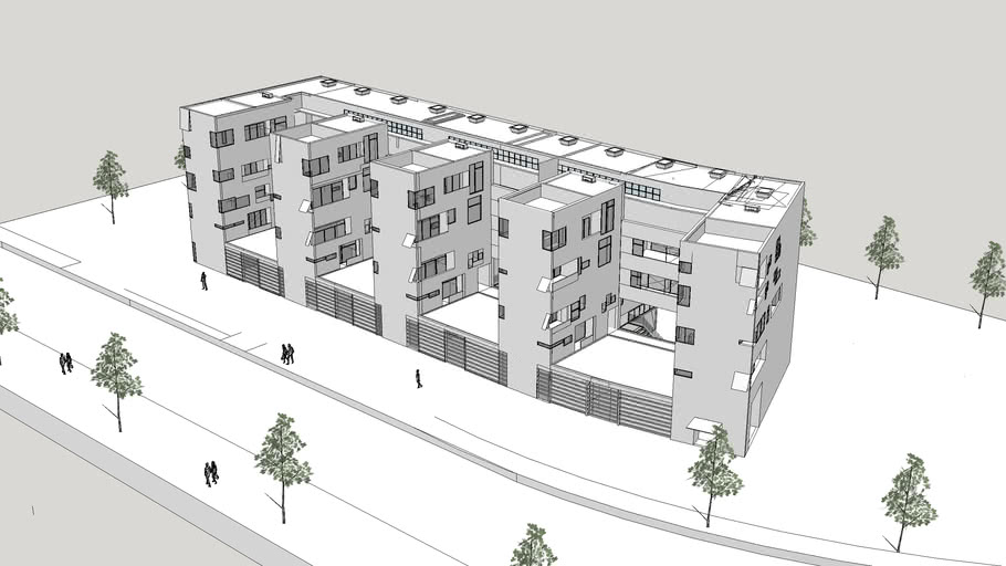 Fukuoka Building Steven Holl | 3D Warehouse