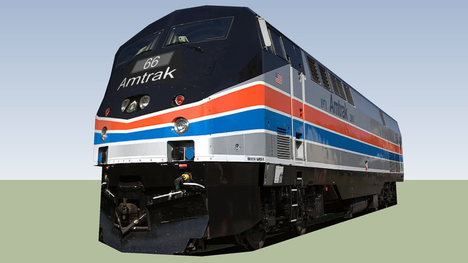 Amtrak Train 66 Heritage XL | 3D Warehouse