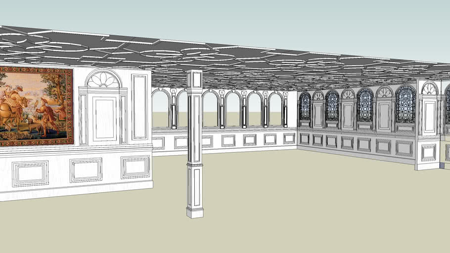 Titanic First Class Reception Room (part 1) | 3D Warehouse