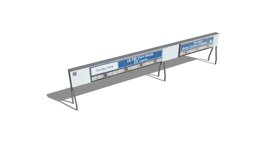 M8 - J21 Sign | 3D Warehouse