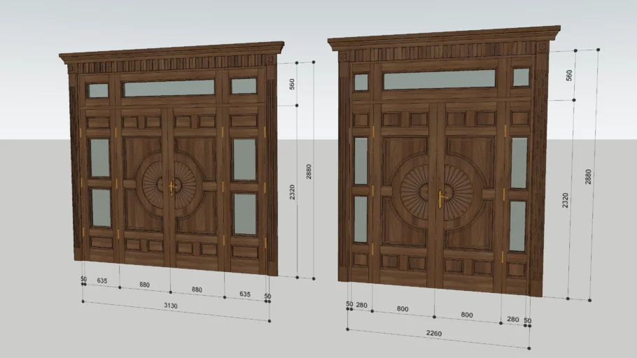 cua go 2260 | 3D Warehouse