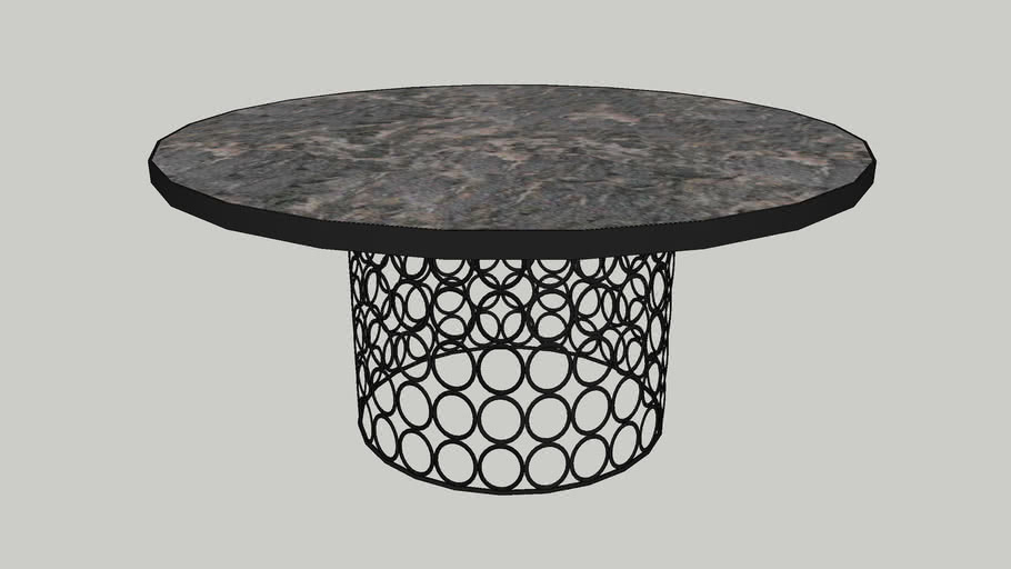 Metallic Table Base - TM77 | 3D Warehouse