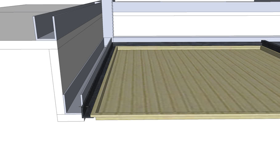 Detalle cielo raso descolgado | 3D Warehouse