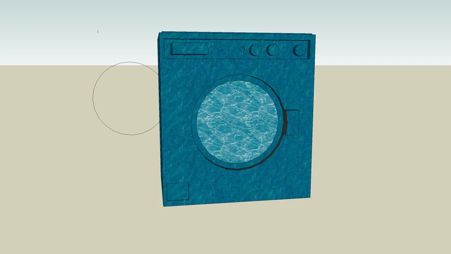 Lavadora pintada | 3D Warehouse