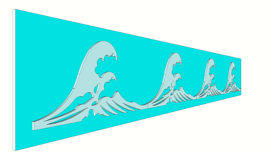 Wave cut out | 3D Warehouse