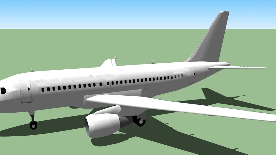 Template - Airbus A318. | 3D Warehouse