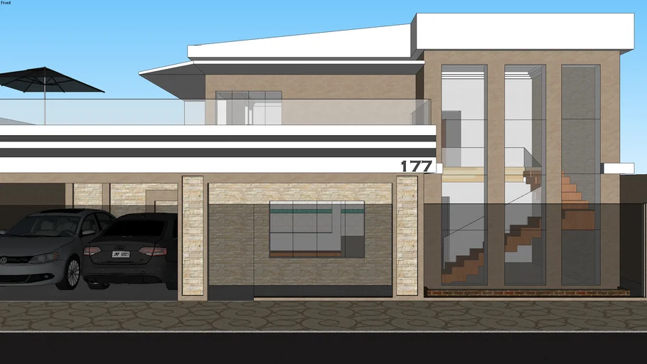 CASA DE 2 ANDARES (SOBRADO) NO CONDOMINIO | 3D Warehouse