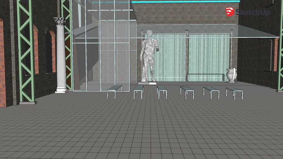 White set model | 3D Warehouse