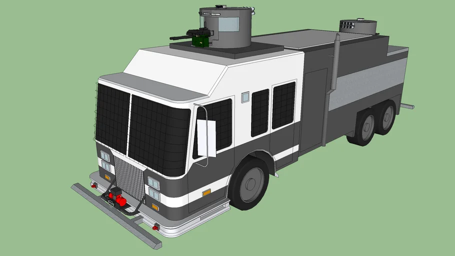 Anti-Zombie Truck - Tractor Unit | 3D Warehouse