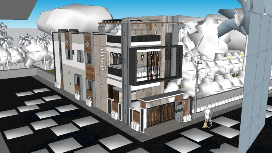 house elevation | 3D Warehouse