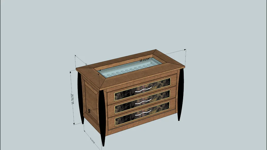 Pen Display Case | 3D Warehouse
