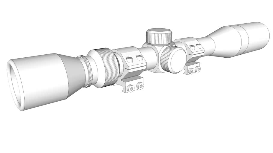 rifle scope | 3D Warehouse