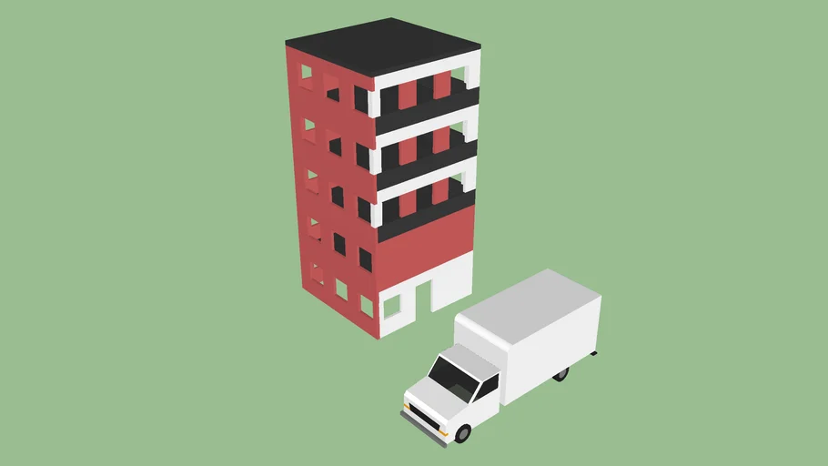 Small building explosion - Sketchyphysics 3!!!!!!!! | 3D Warehouse