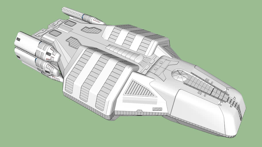 U.S.S. Valkyrie - Fortress Mode | 3D Warehouse