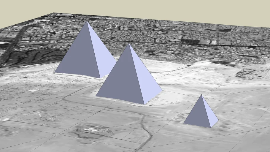 The Great Pyramids of Giza | 3D Warehouse
