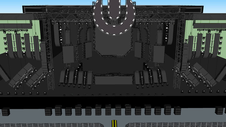 Ultra Music Festival Mainstage design