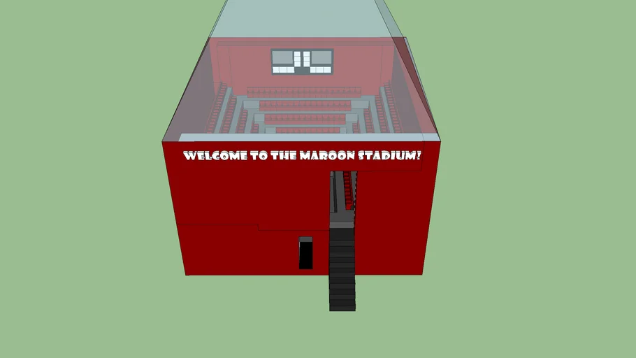 The Maroon Pokemon Stadium | 3D Warehouse