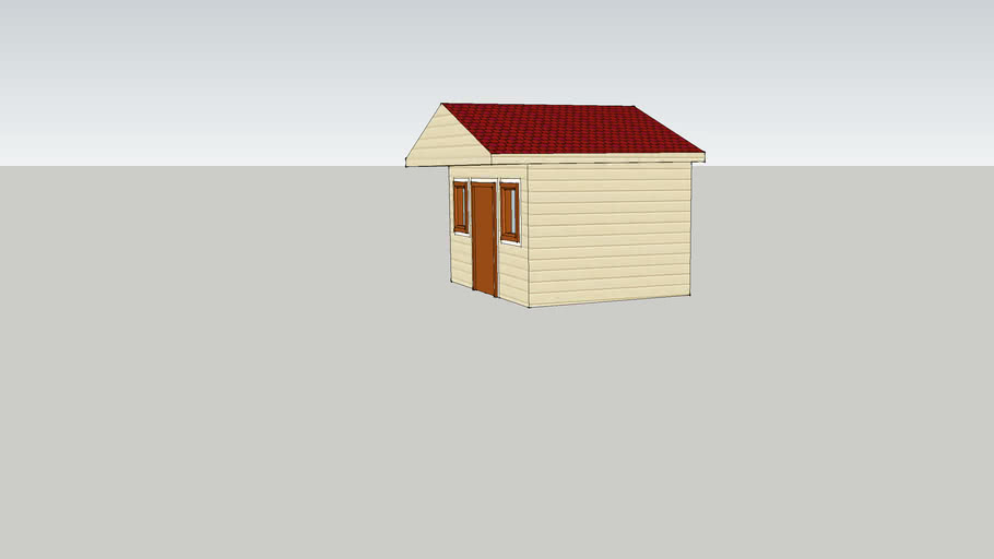 Small storage shed | 3D Warehouse