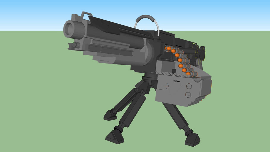 Modified Nerf Vulcan Machine Gun | 3D Warehouse