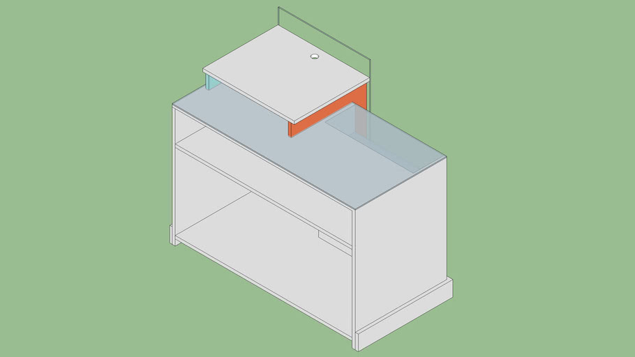 cashier table | 3D Warehouse