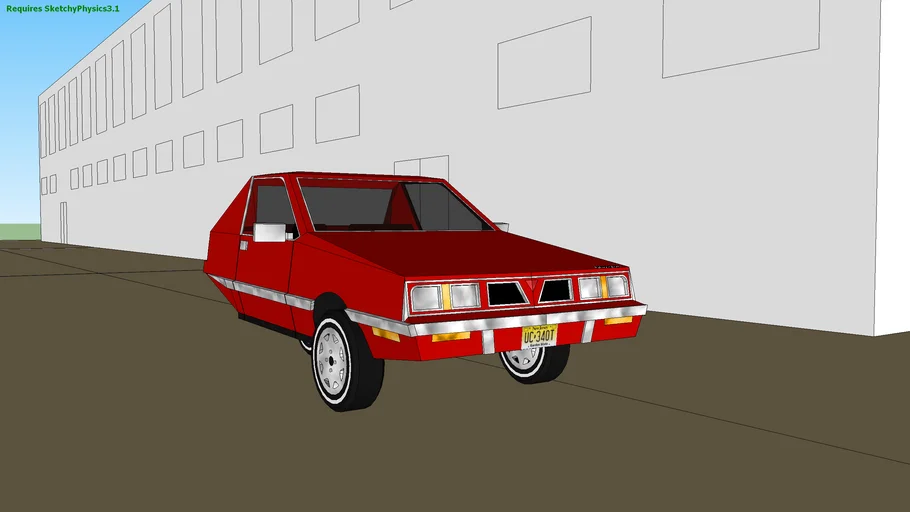 3 Wheeled Car (Sketchyphysics) | 3D Warehouse