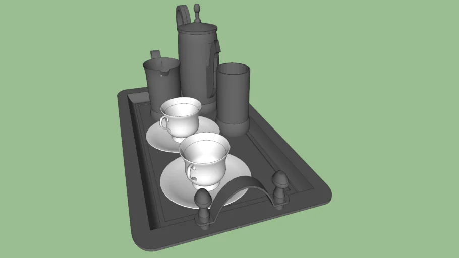Tea set | 3D Warehouse
