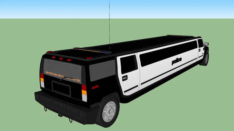 hummer police limo | 3D Warehouse