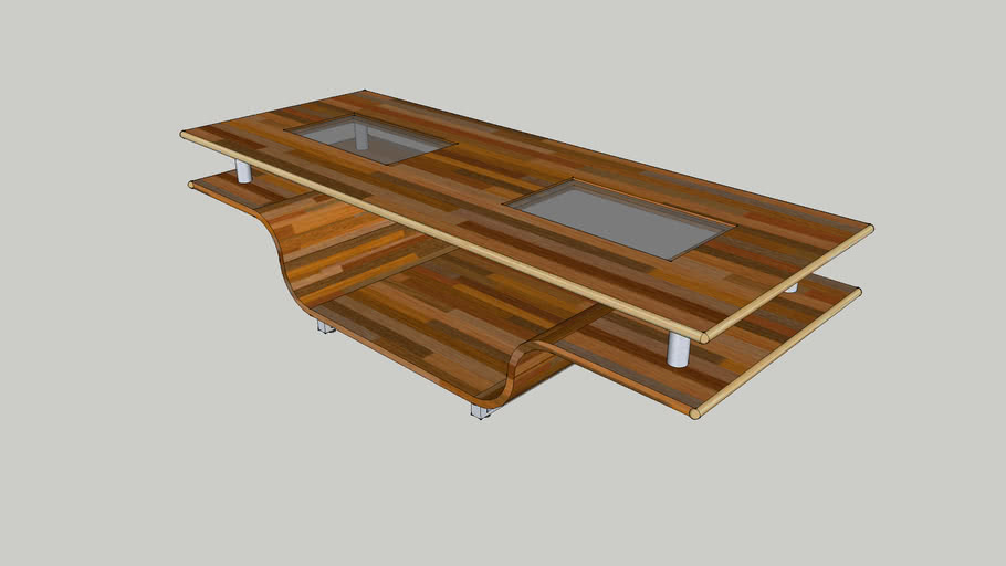 Wooden Coffee Table | 3D Warehouse