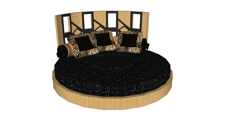rOUND BED 8 | 3D Warehouse