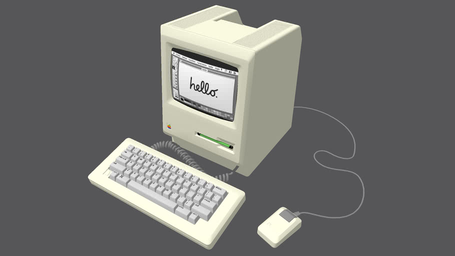 Apple Macintosh 128K | 3D Warehouse