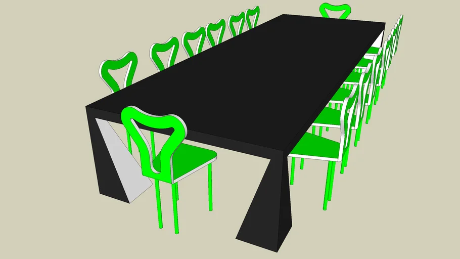 Modern Dining Table | 3D Warehouse