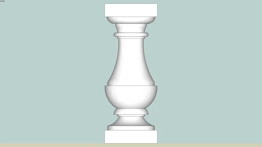 Tuscan baluster | 3D Warehouse