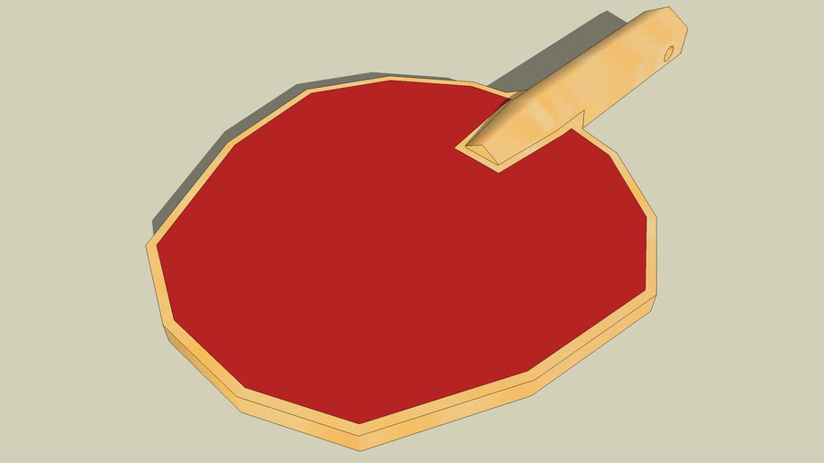 Table Tennis Racket | 3D Warehouse