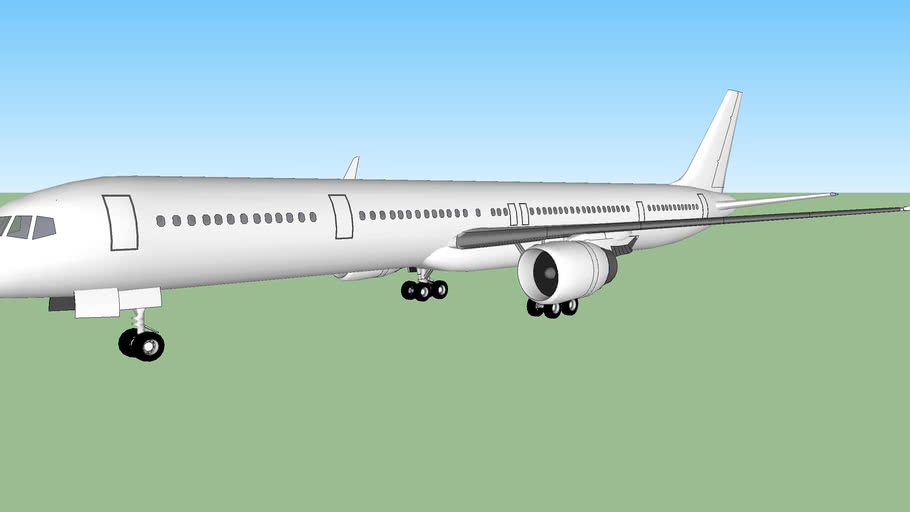 Boeing 757-300W Template | 3D Warehouse