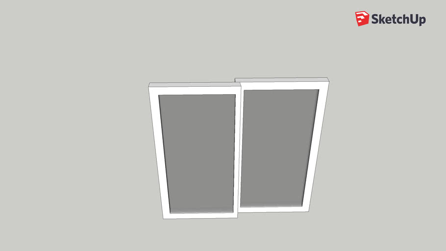 Sliding Window - metric 1x1 | 3D Warehouse