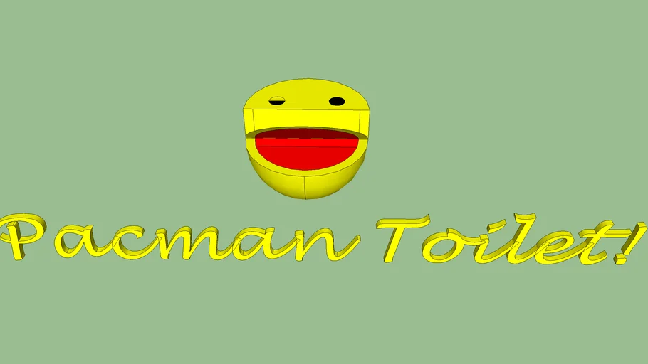 Pacman Toilet! | 3D Warehouse