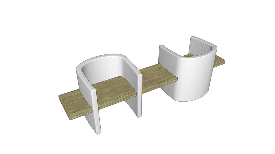 modern bench | 3D Warehouse