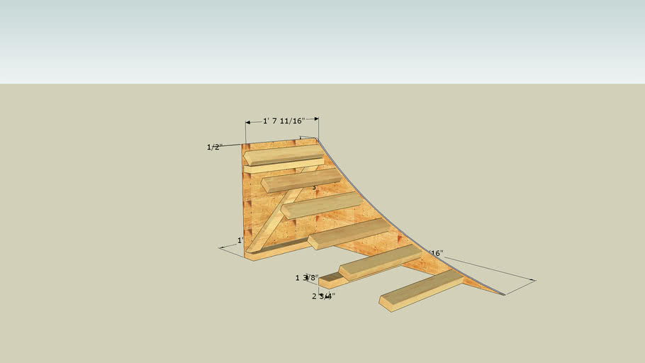 Small Kicker Ramp | 3D Warehouse