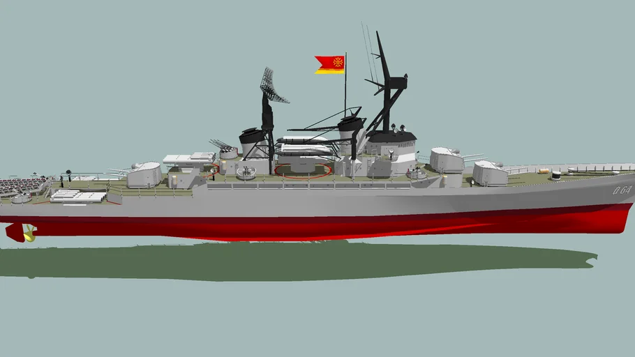 WWII Destroyer - 'Birigarro' | 3D Warehouse