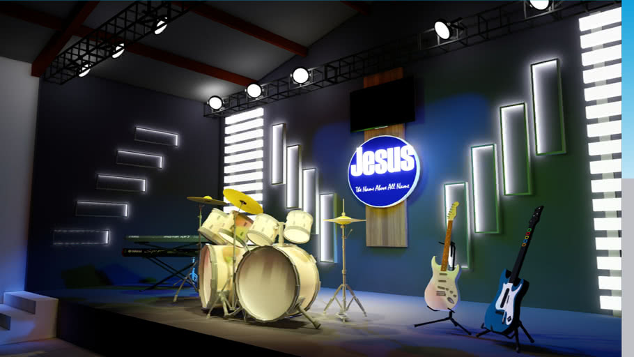 Stage Design Stage for Church 10-June-2020 | 3D Warehouse