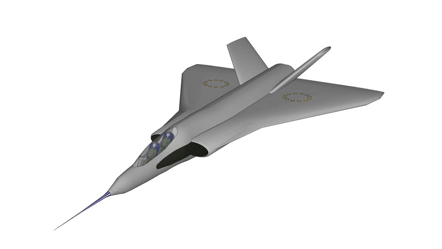 Modern stealth fighter | 3D Warehouse