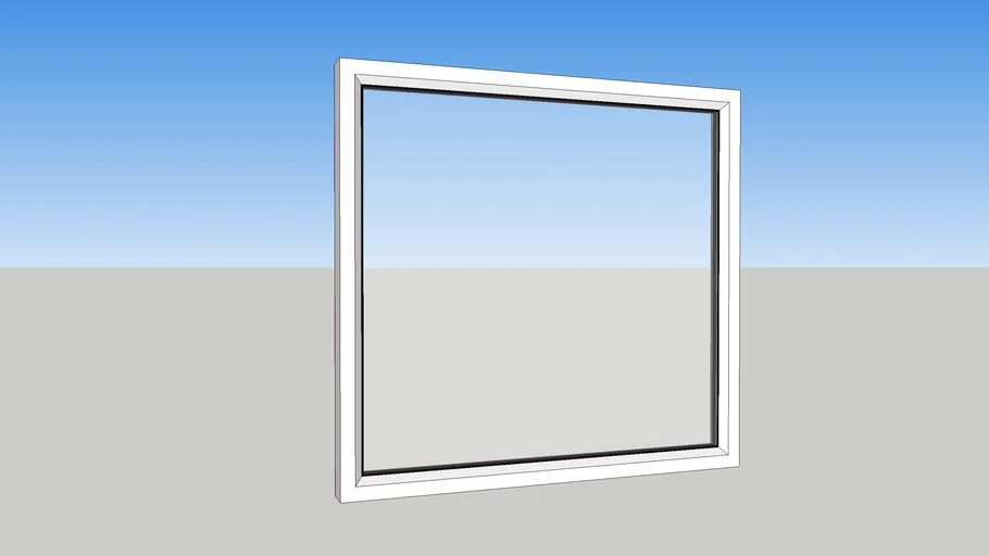 Double vent window panel | 3D Warehouse