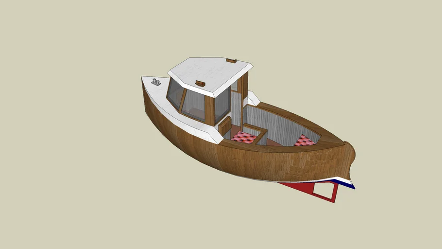 Small Fishing Boat | 3D Warehouse