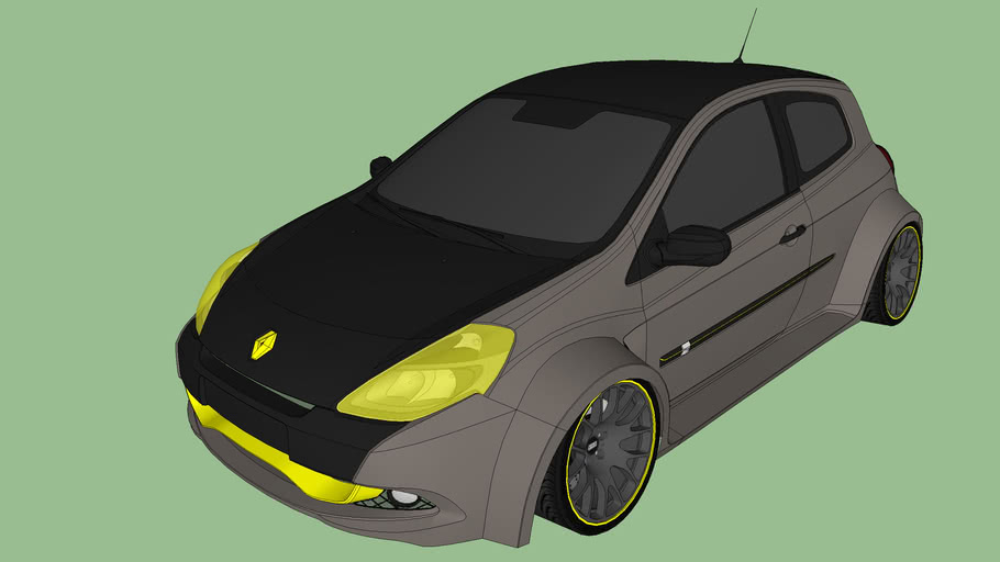 Renault Clio RS Widebody | 3D Warehouse
