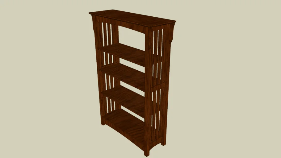 Wooden shelf | 3D Warehouse