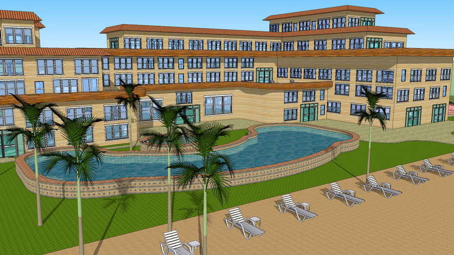 Beach Hotel | 3D Warehouse