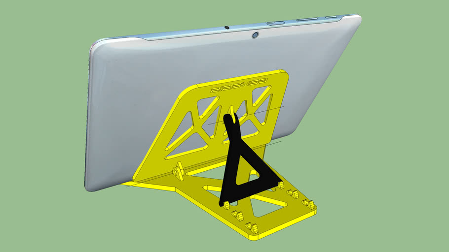 Tablet regulable support | 3D Warehouse