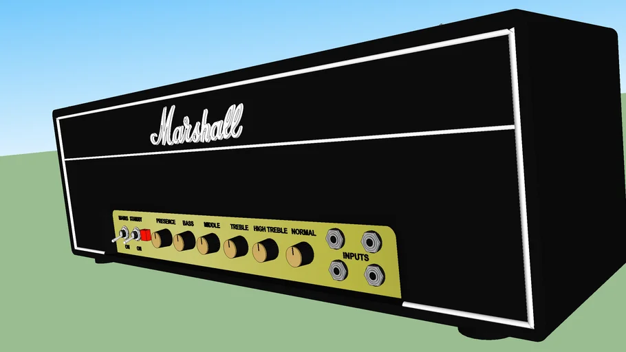Marshall 1987x Plexi | 3D Warehouse